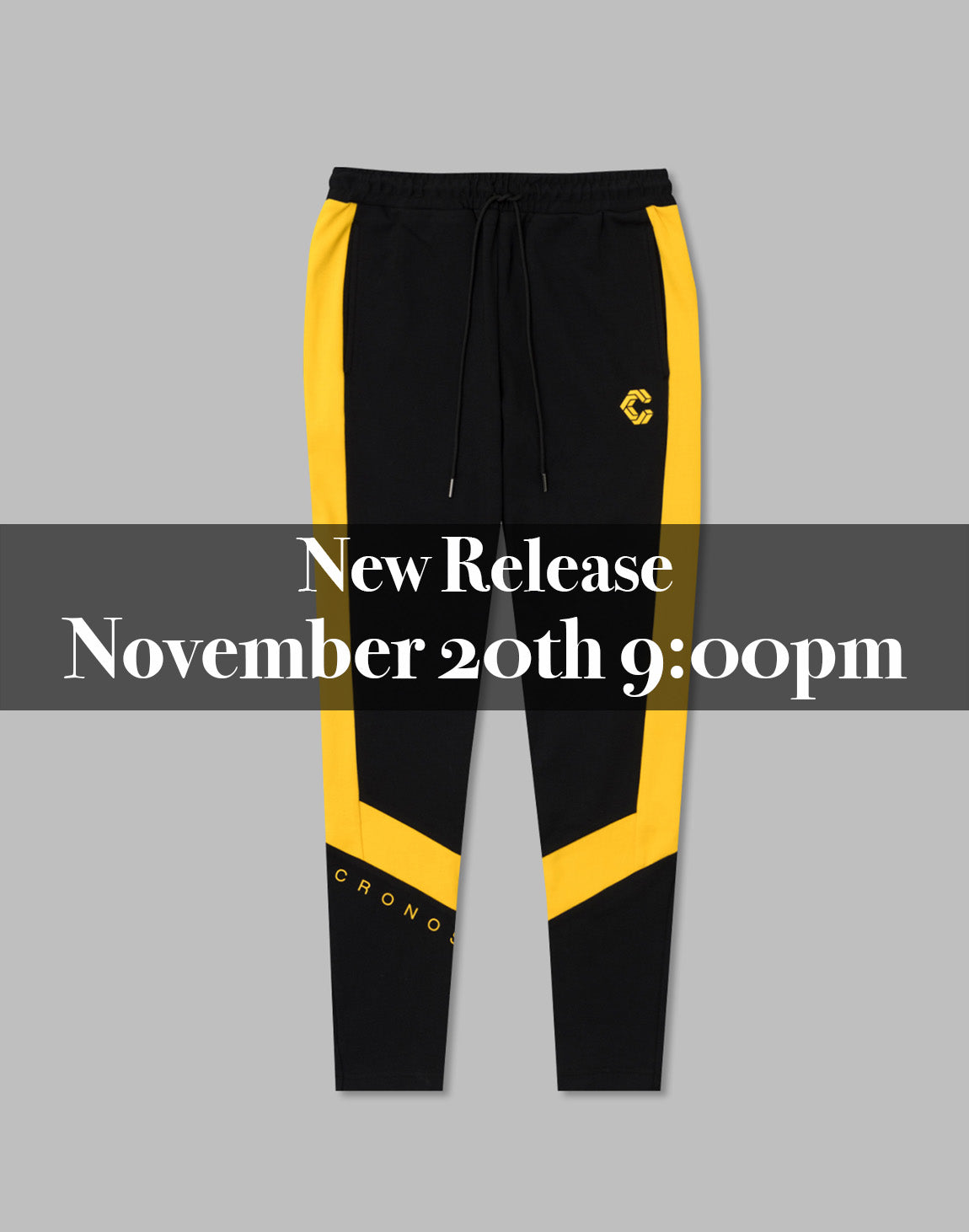 CRONOS Split paneling long pants【BLACK×YELLOW】 – クロノス CRONOS Official Store