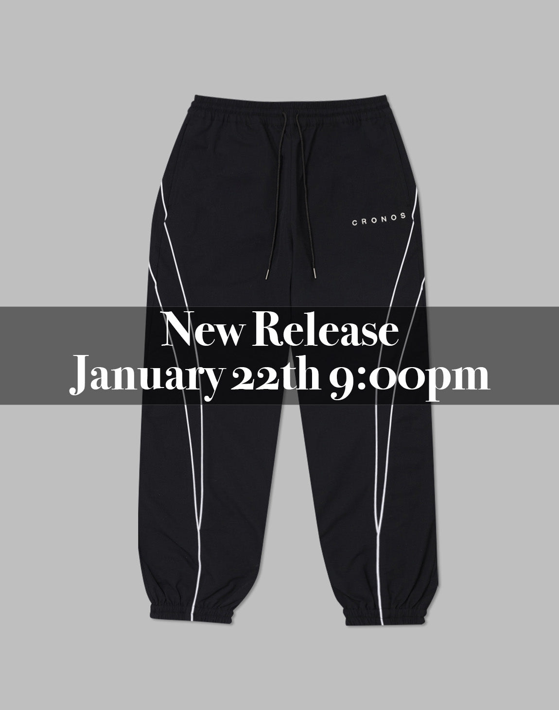 CRONOS Piping design long pants【BLACK】 – クロノス CRONOS Official Store