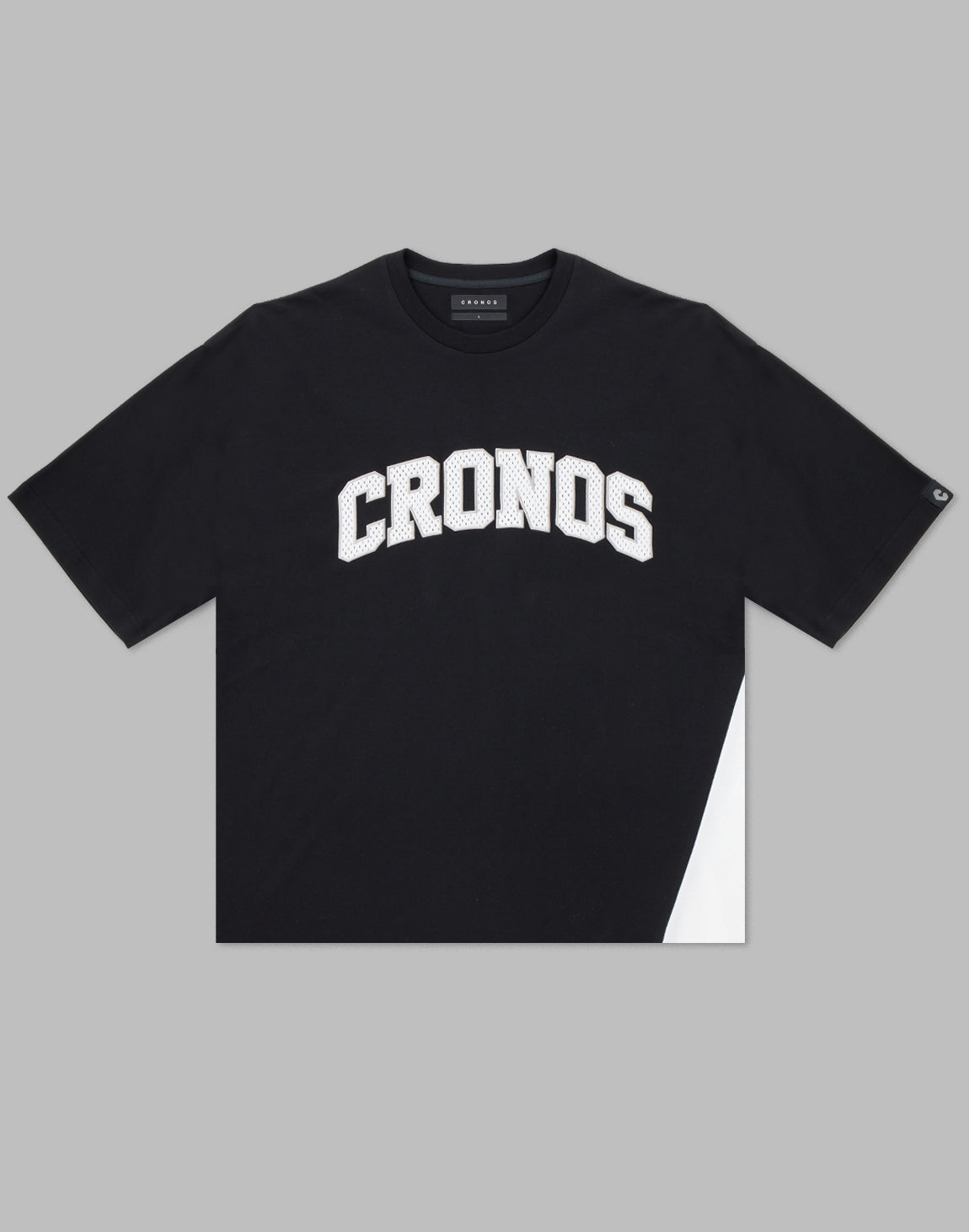 CRONOS PATCH LOGO OVERSIZE T-SHIRTS【BLACK】 – クロノス CRONOS Official Store