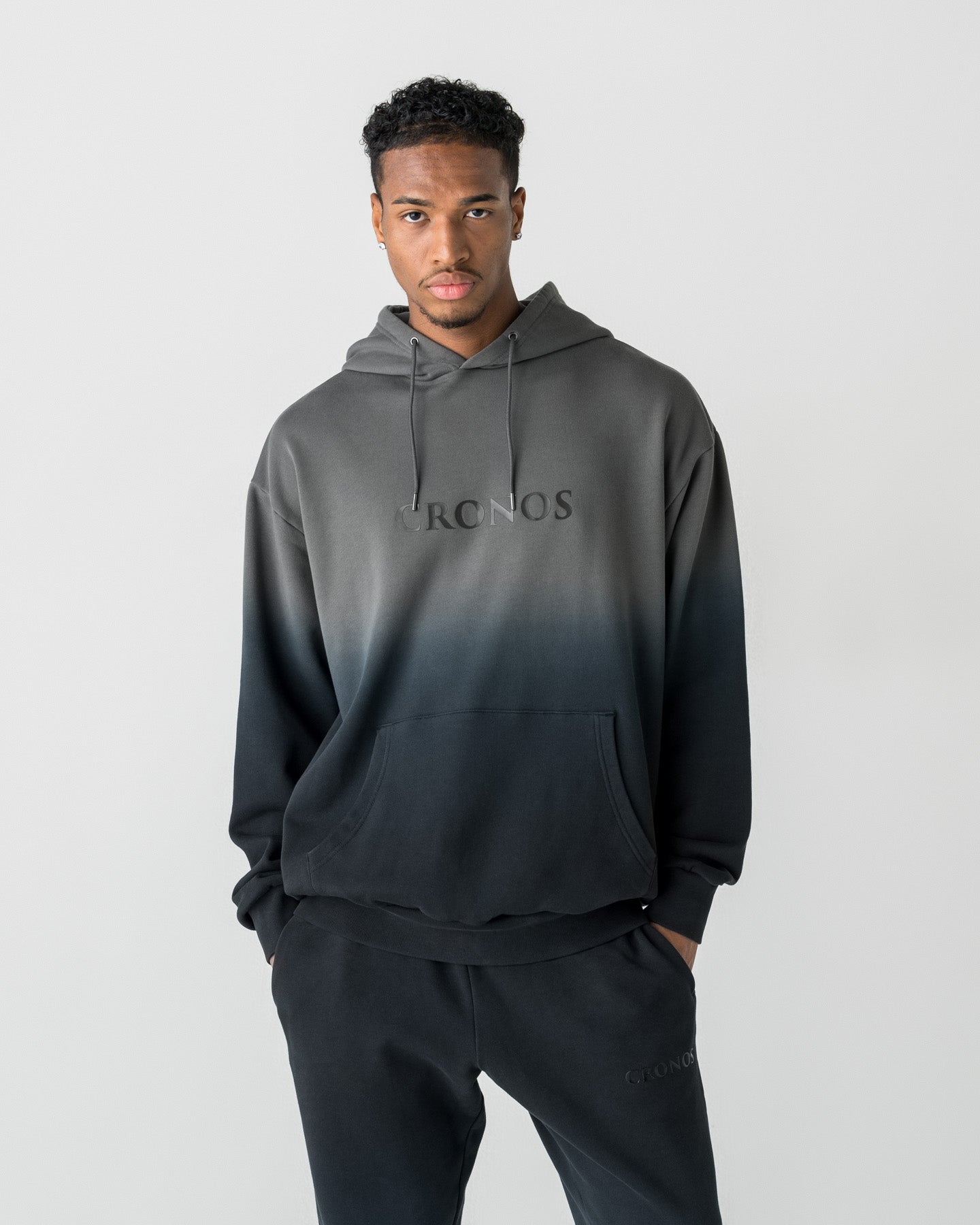 CRONOS GRADATION HOODIE【D.GRAY】