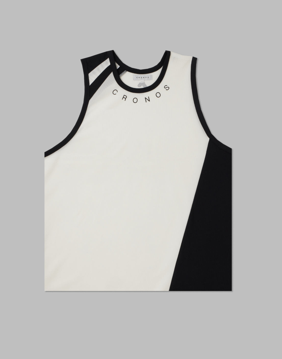 CRONOS NECK LOGO MESH SLEEVELESS【WHITE】 – クロノス CRONOS Official Store