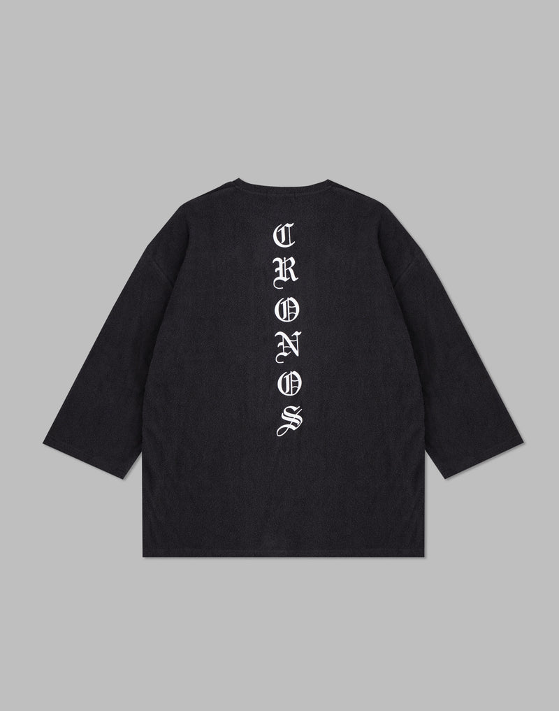 CRONOS ROOM BLACK LETTER LOGO T-SHIRTS【BLACK】 – クロノス CRONOS Official Store